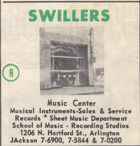 Our Back Pages: Swillers Music - Arlington Public Library